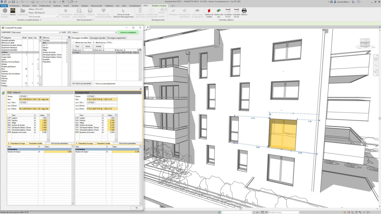 Plug-in Revit - ATTIC